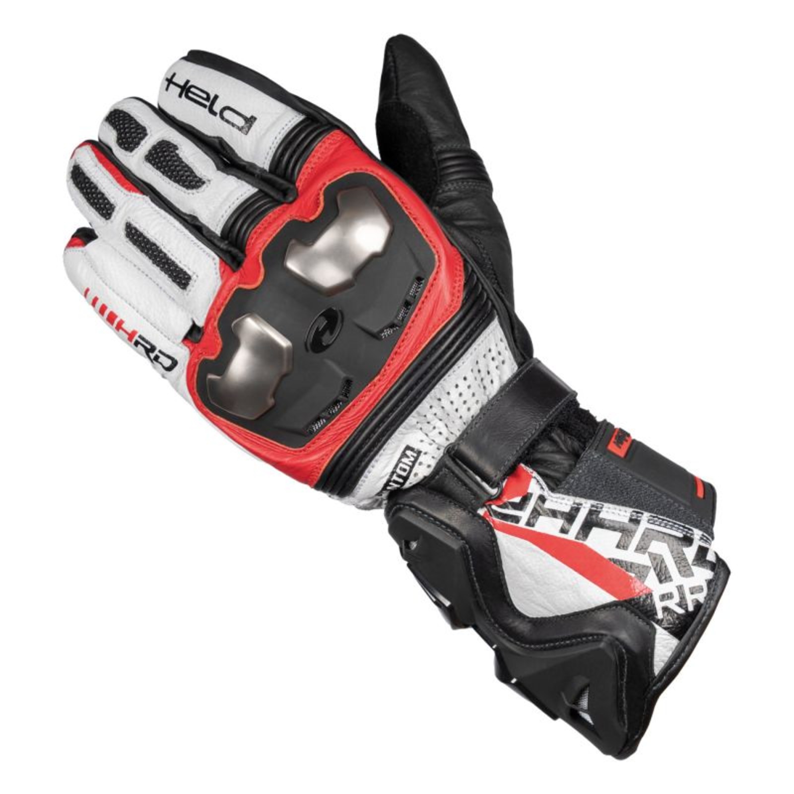 Held Phantom 3 Sport Gloves, White / Red