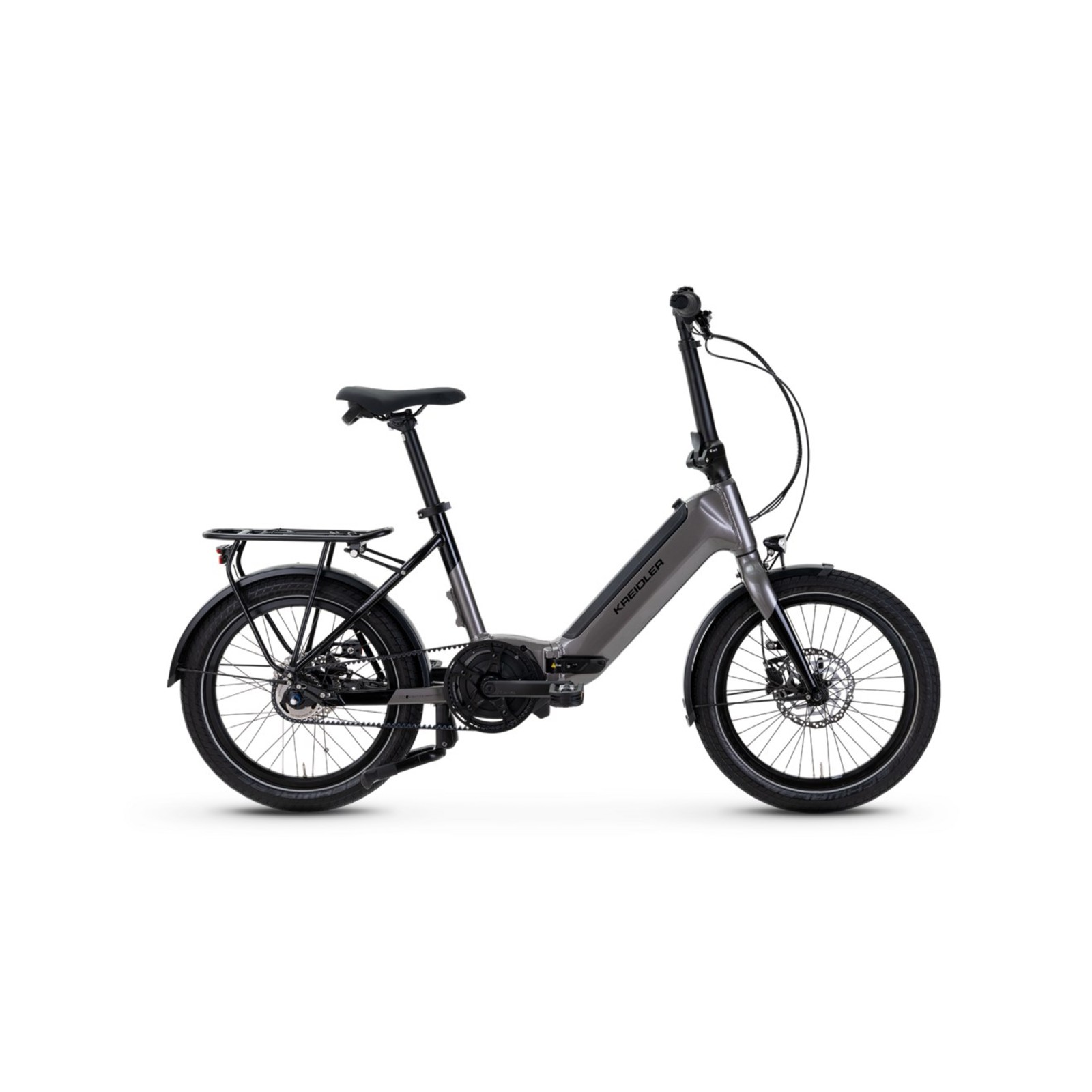 Eco Compact Fold - 500Wh - dunkelgrau glänzend - Compactrad - Shimano ...