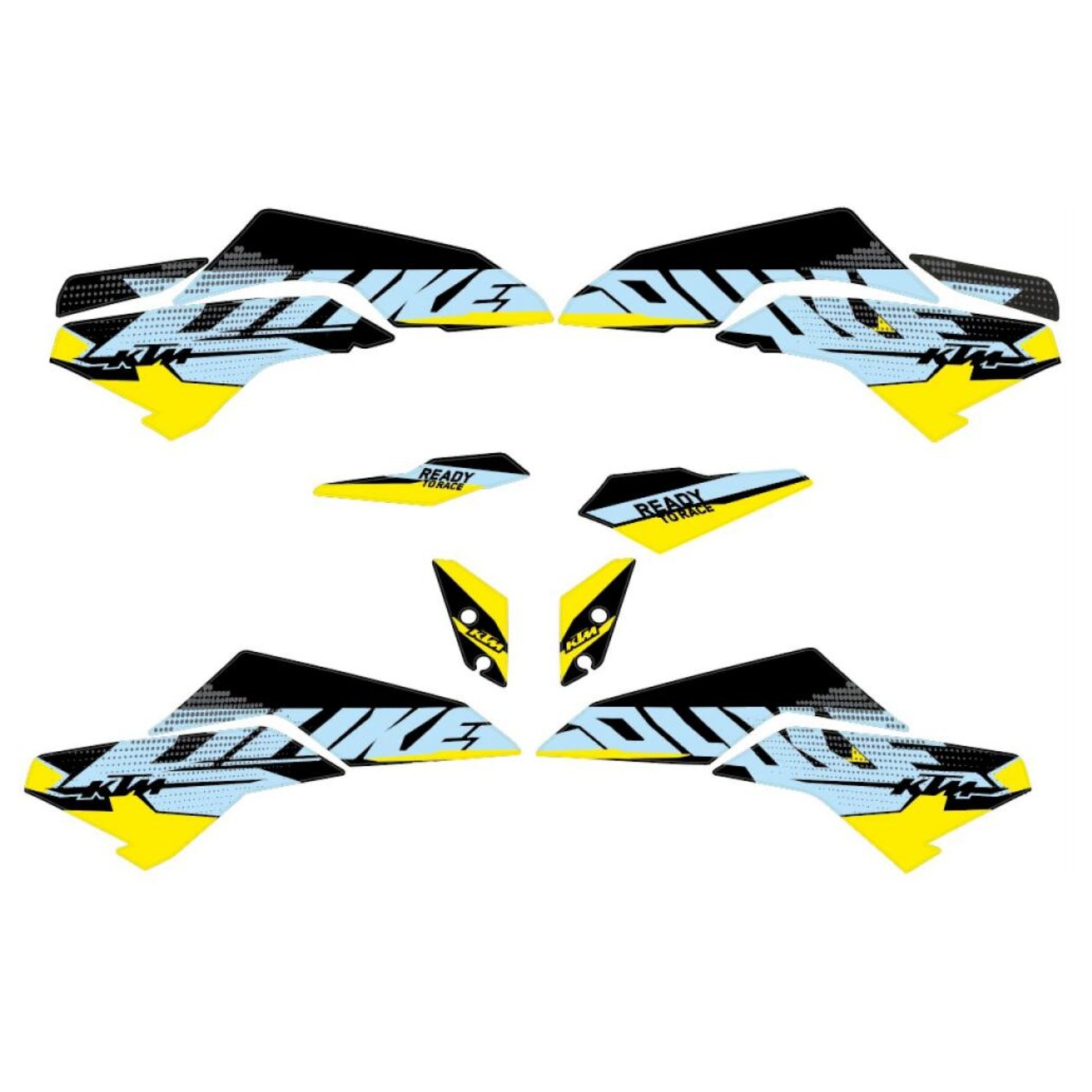 Duke Style Stickerkit – Verwandle Deine 125/390 Duke