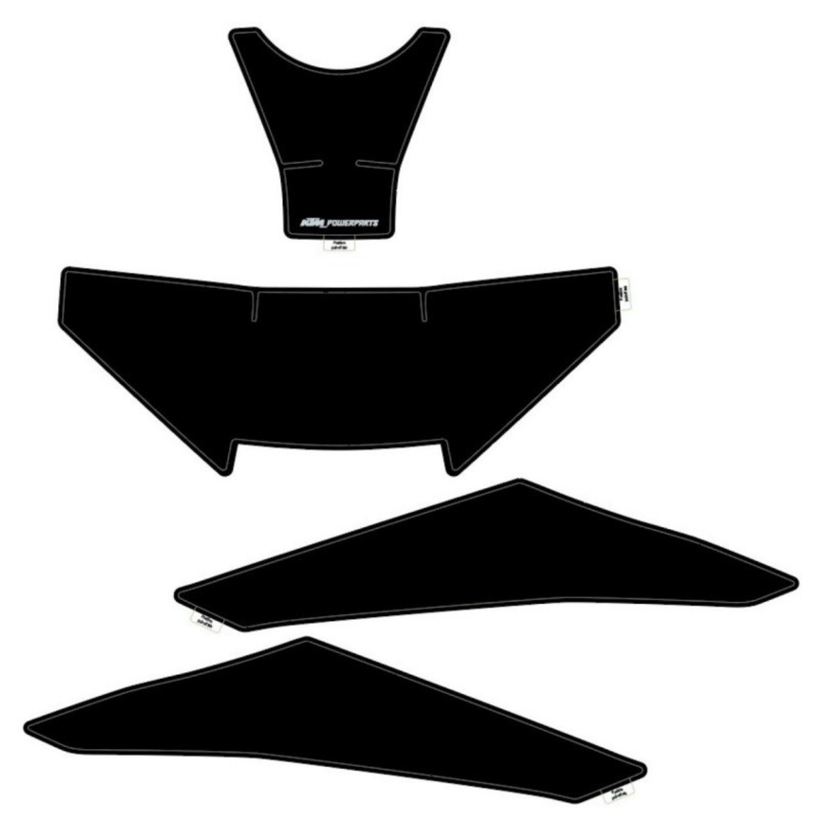 Tankpad Schutzfolie für KTM 1390 Super Duke R