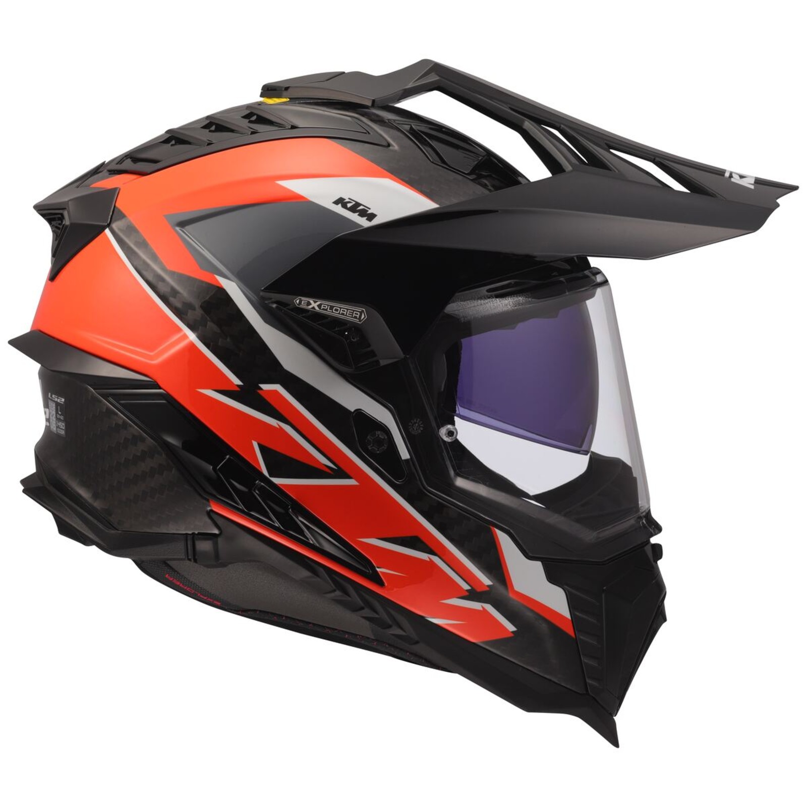 Explorer Carbon Helm | Leichter Adventure-Carbonhelm