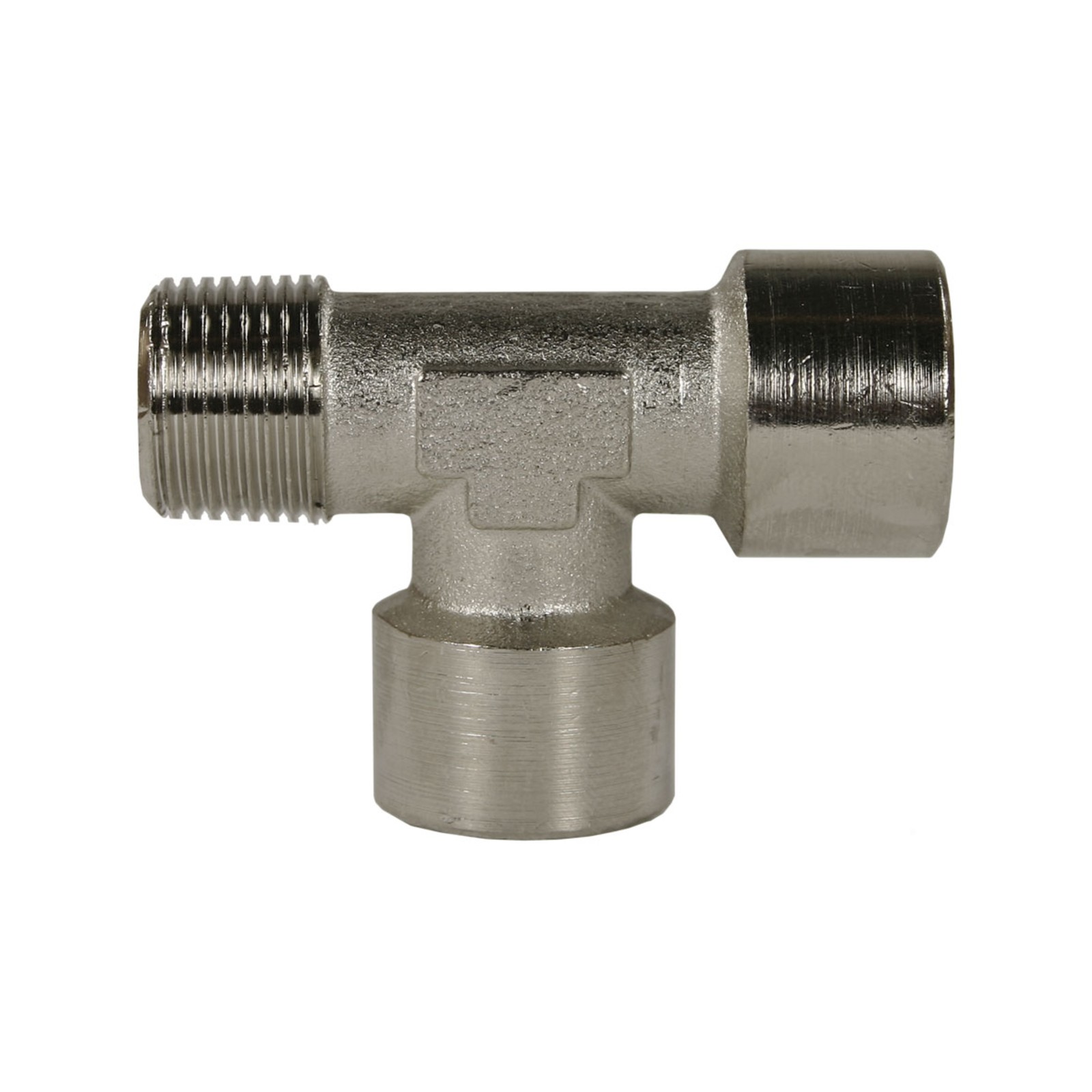 T-piece AG : IG : IG - nickel-plated brass - 150 bar