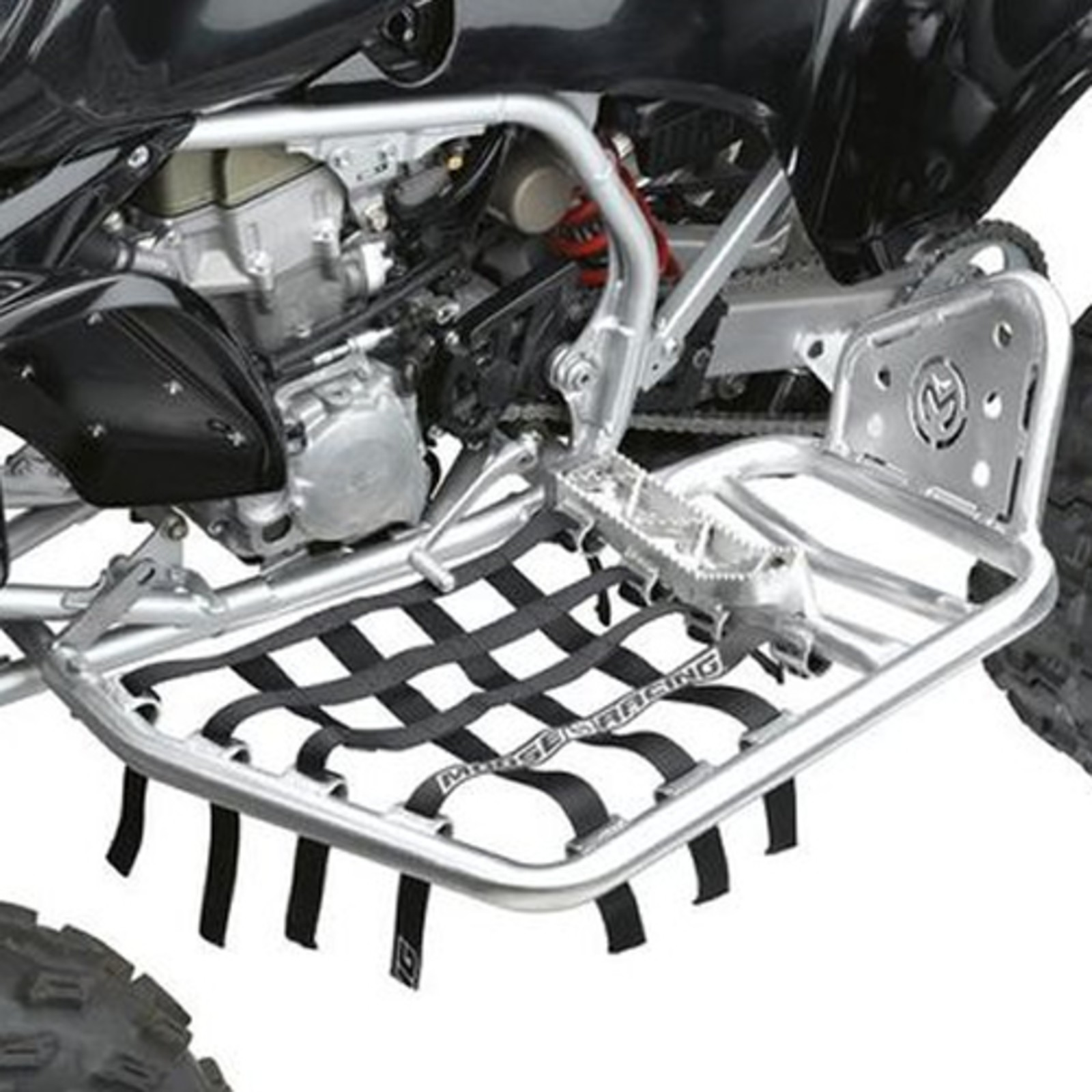 MOOSE Racing Nerf-Bars mit Heelguars Race-Peg Aluminium