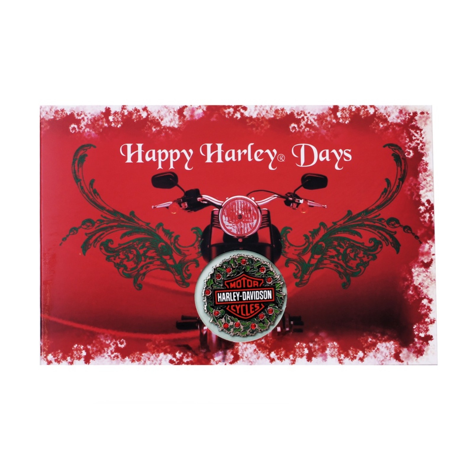 Happy Harley Days Holiday Card & Pin Set