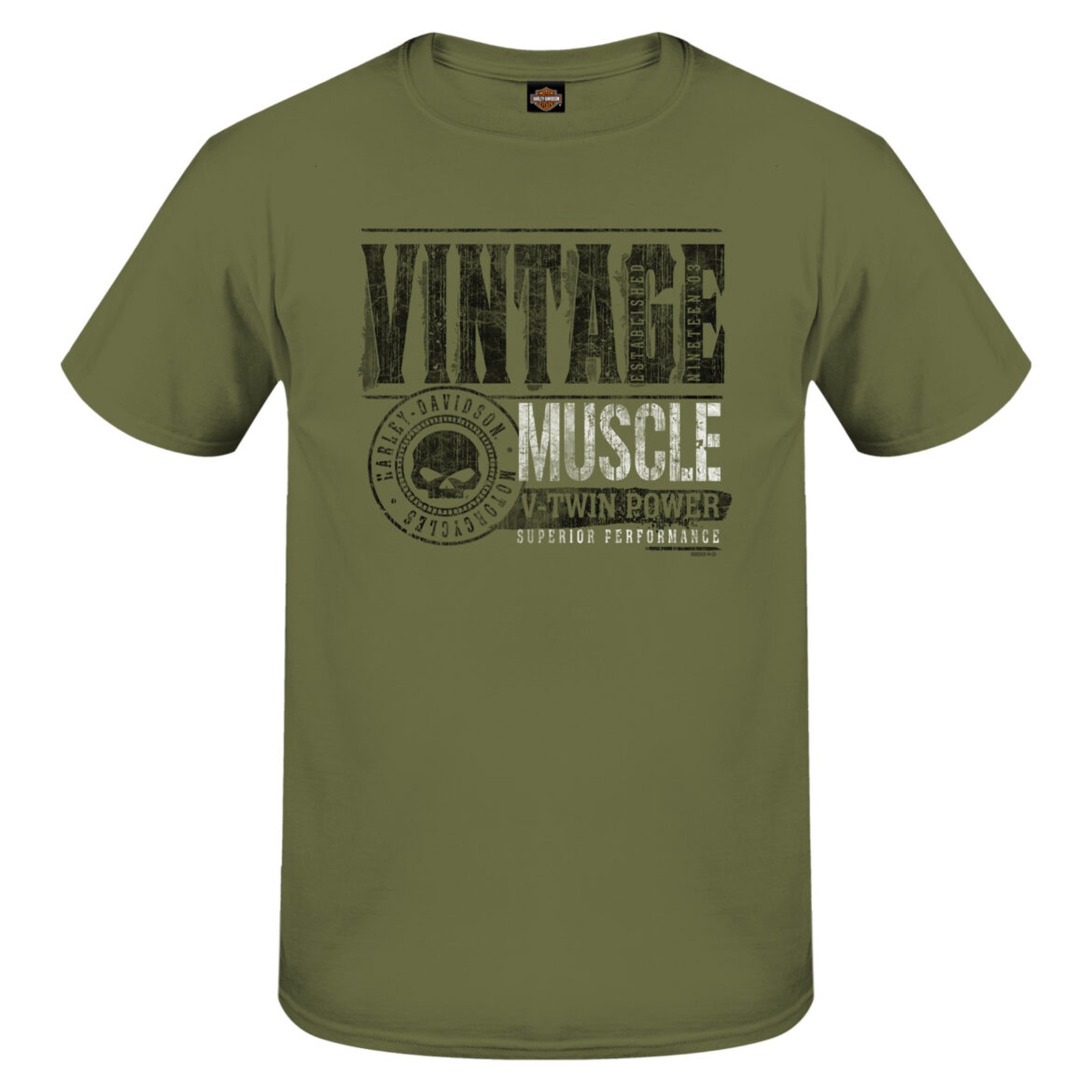 Vintage Muscle – T-Shirt – grün – ToughStuff 25th Anniversary ...