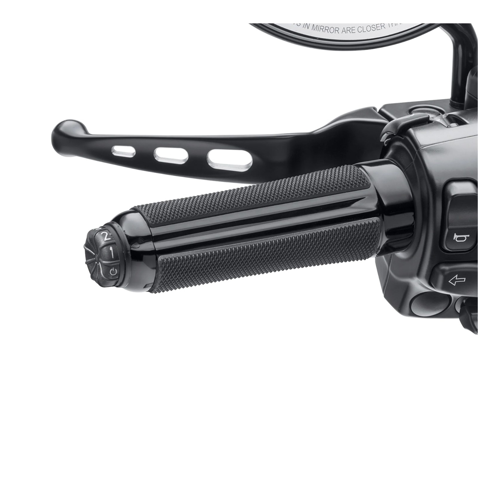 Beheizte Lenkergriffe - AIRFLOW - schwarz