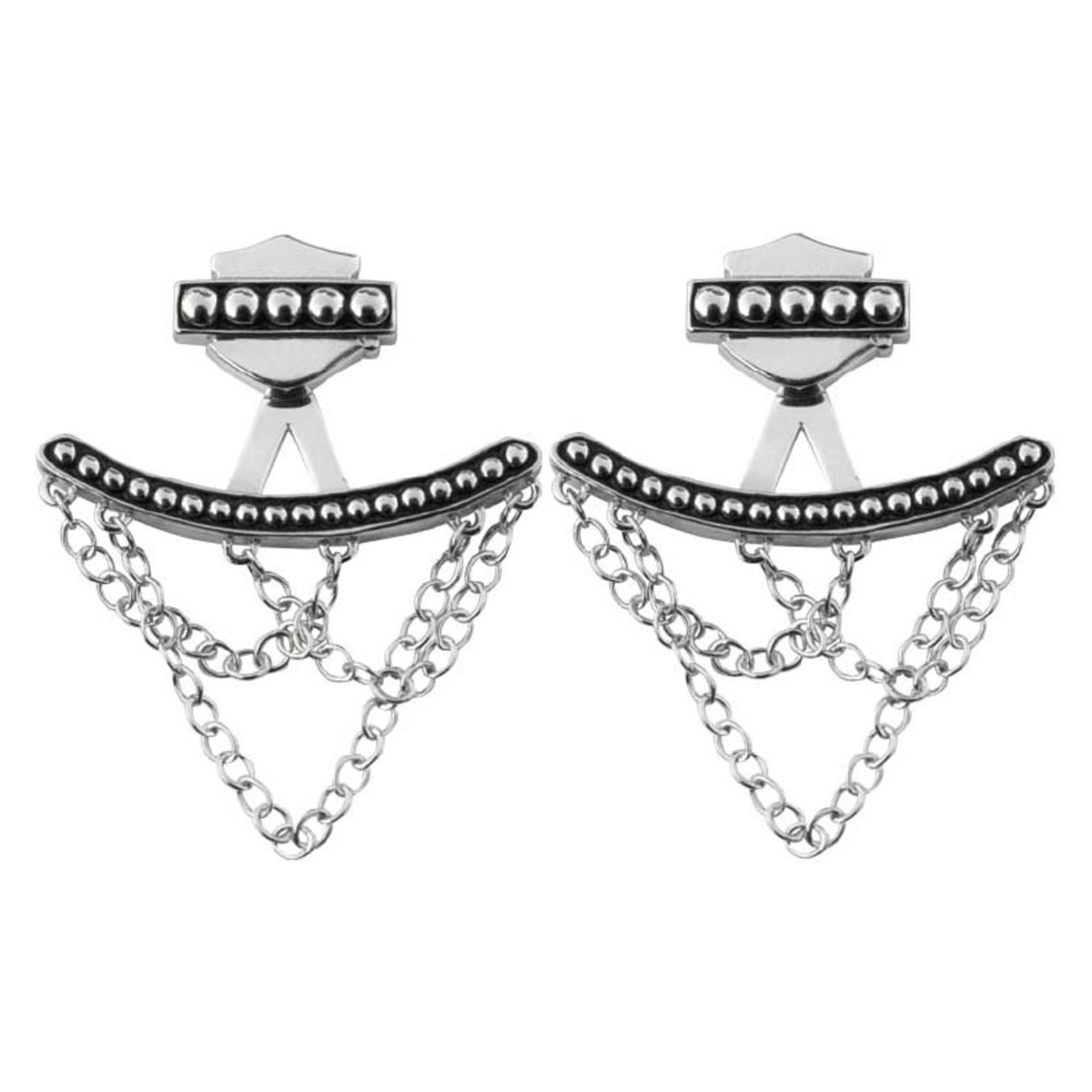 Chandelier Chain Beaded Ear Jackets