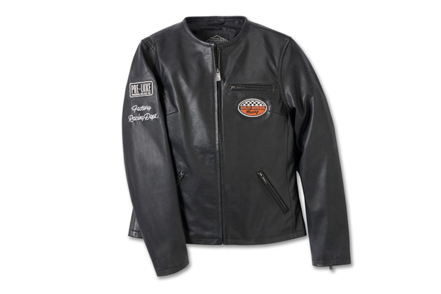 Damen "120th Anniversary Cafe Racer Leather Jacket" 97052-23VW
