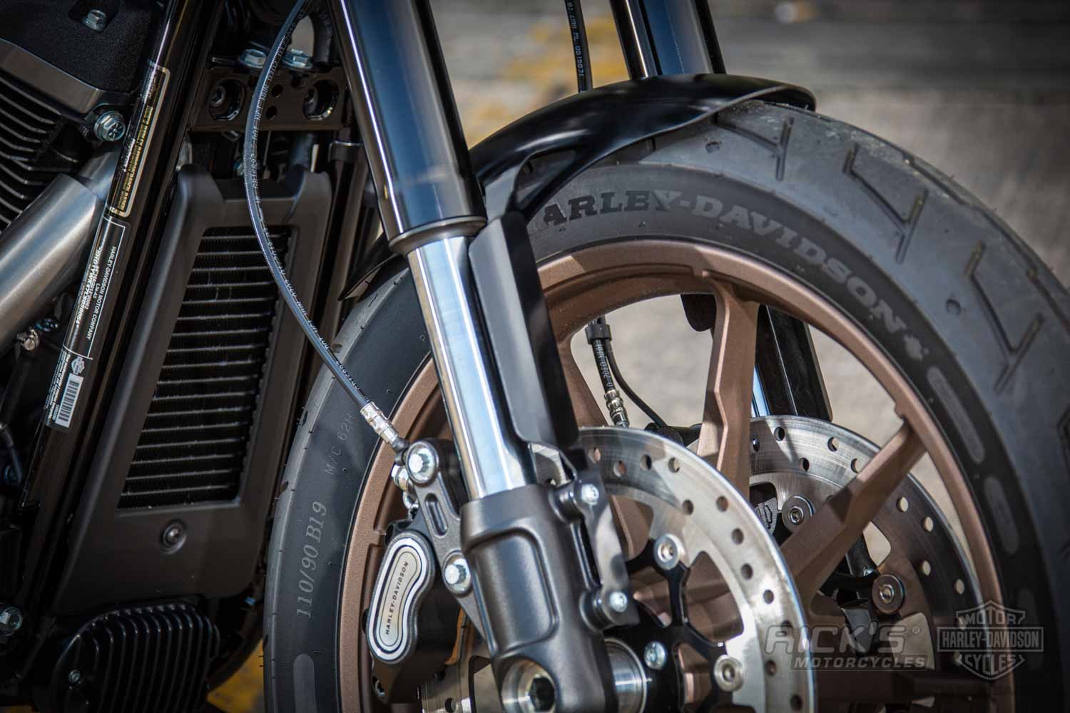 Frontfender Softail M8 Lowrider S, ab 2020, 19", Stahl