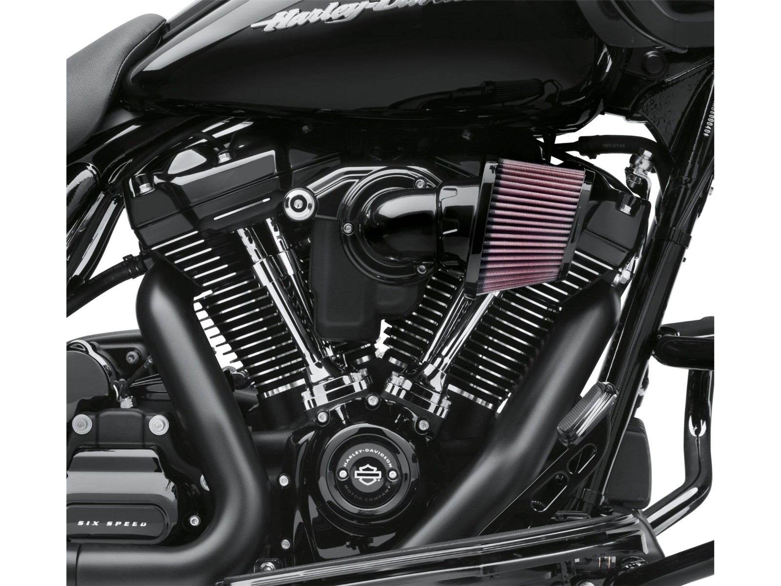 Harley-Davidson Milwaukee-Eight Gloss Black Upper Rocker Box