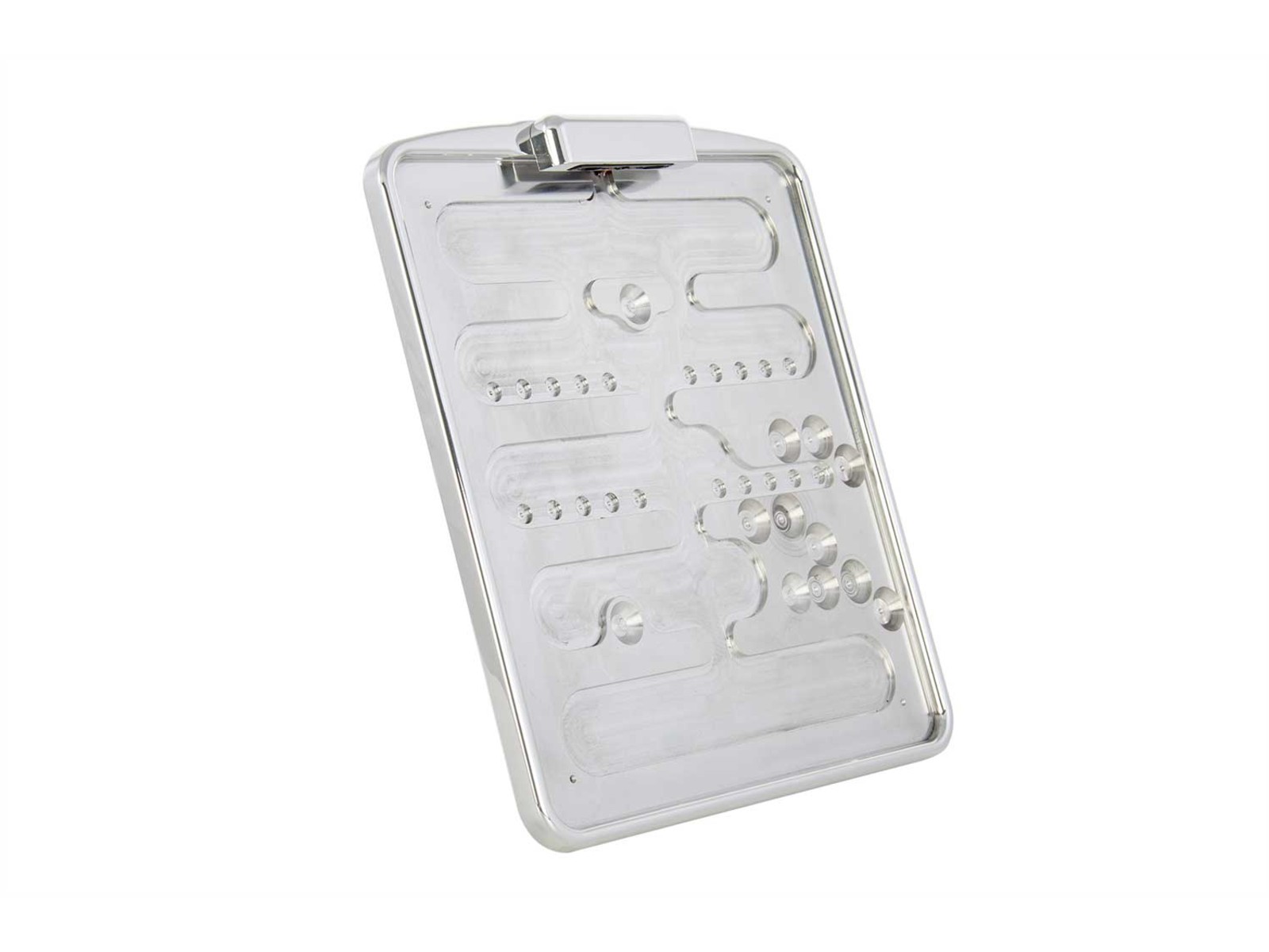 License Plate Base Plate, Aluminum CNC machined