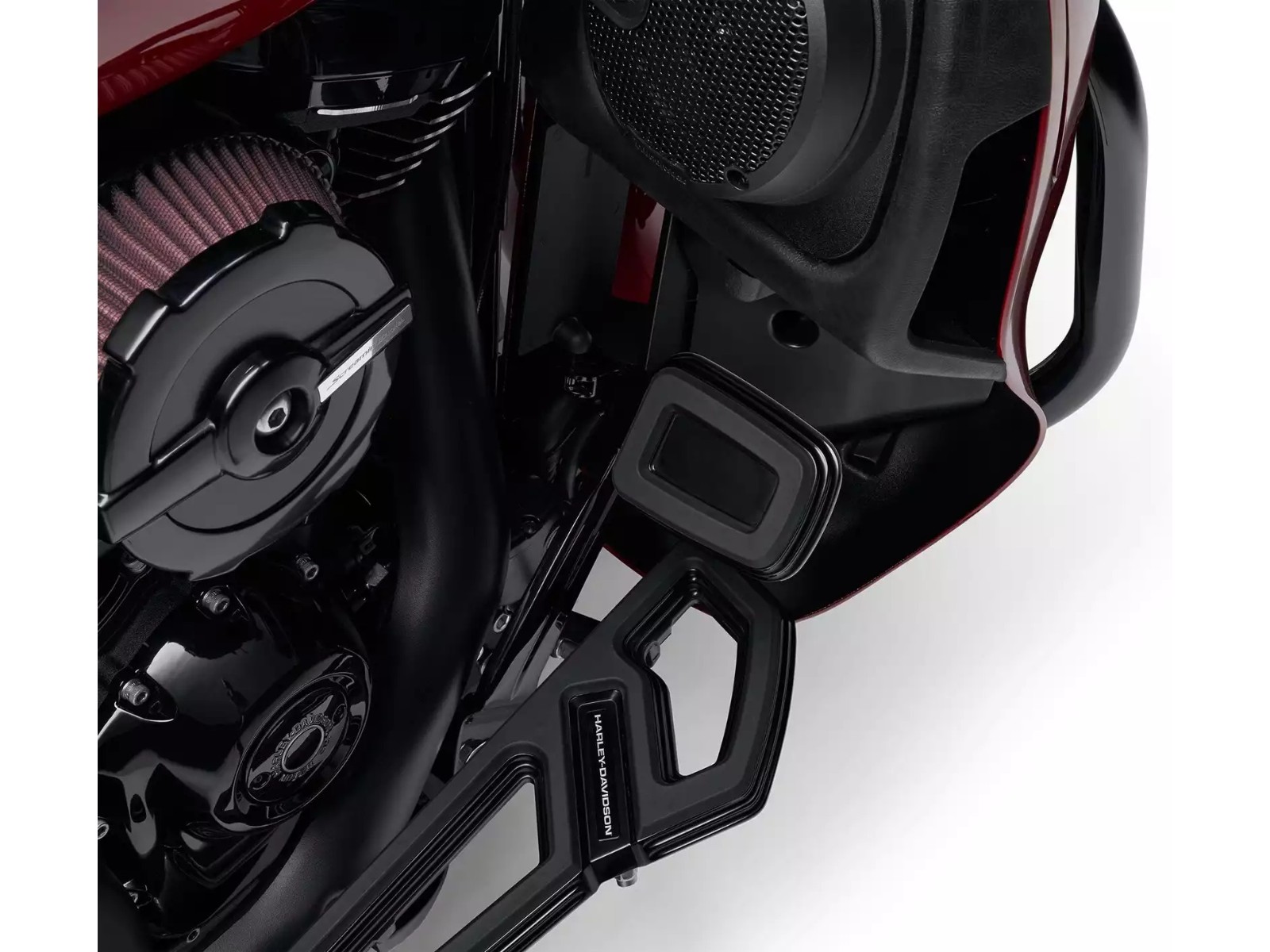Harley-Davidson Empire Bremspedal Pad hinten groß schwarz