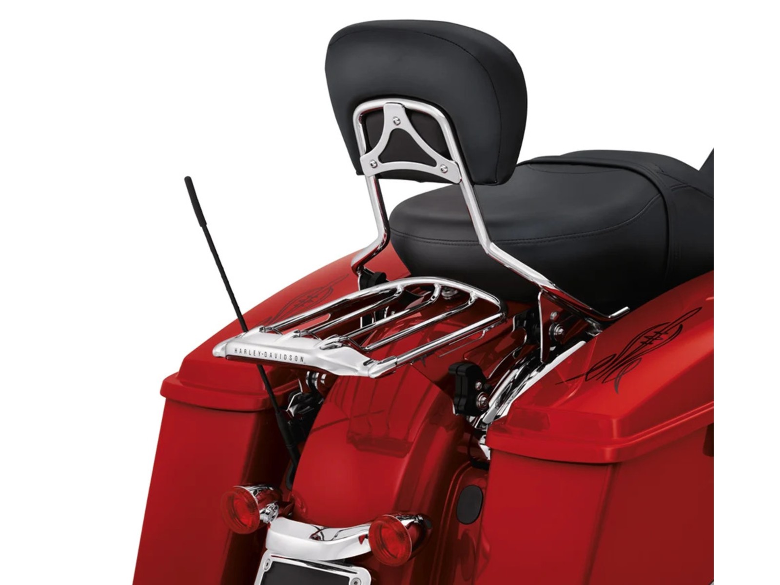 H-D Detachables Air Wing Luggage Rack Two-Up Seat 54283-09A