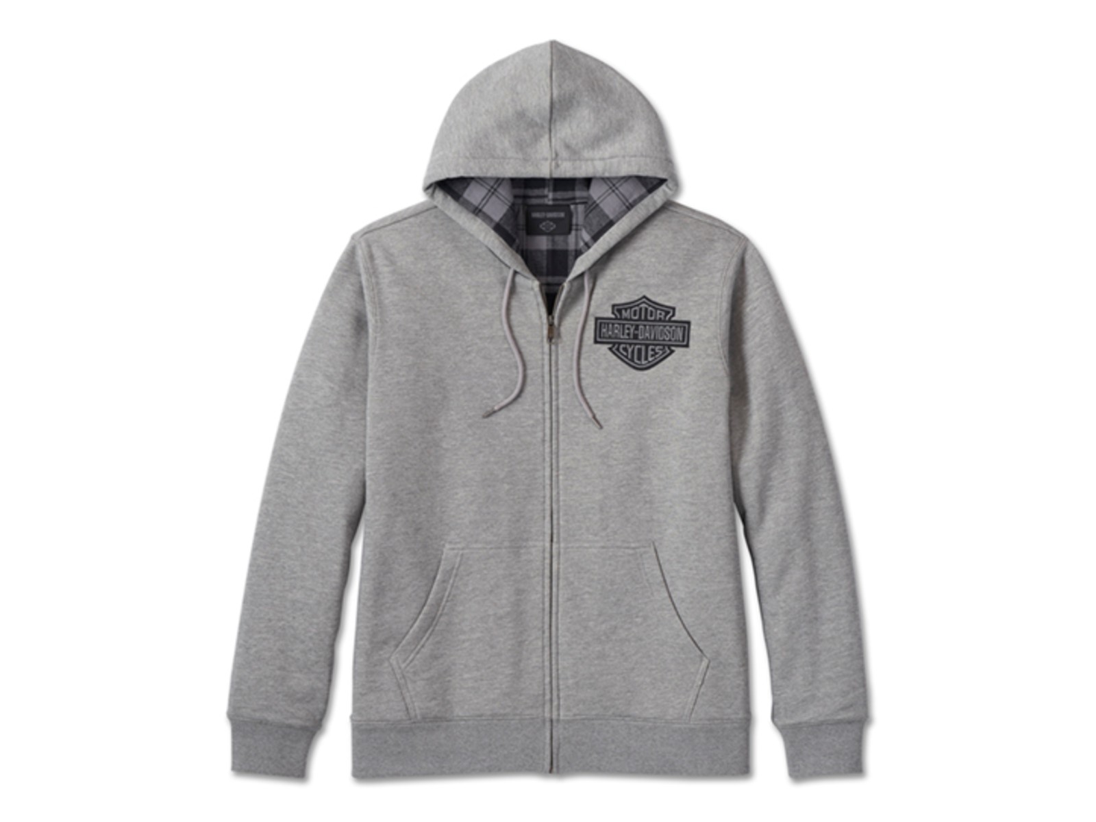 Harley-Davidson Men "Bar & Shield Lined" 97175-24VM Hoodie