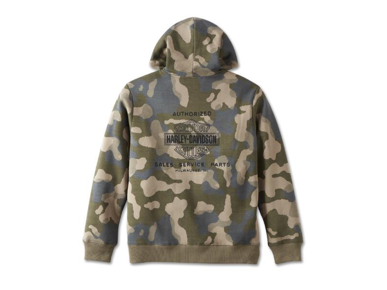 Harley-Davidson Men Zip Hoodie "Sreet Surplus " 96781-23VM