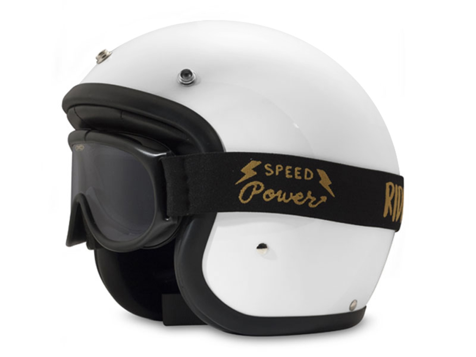 DMD Goggles Ghost 1ACS40000GW00 White/ Clear ECE-approved