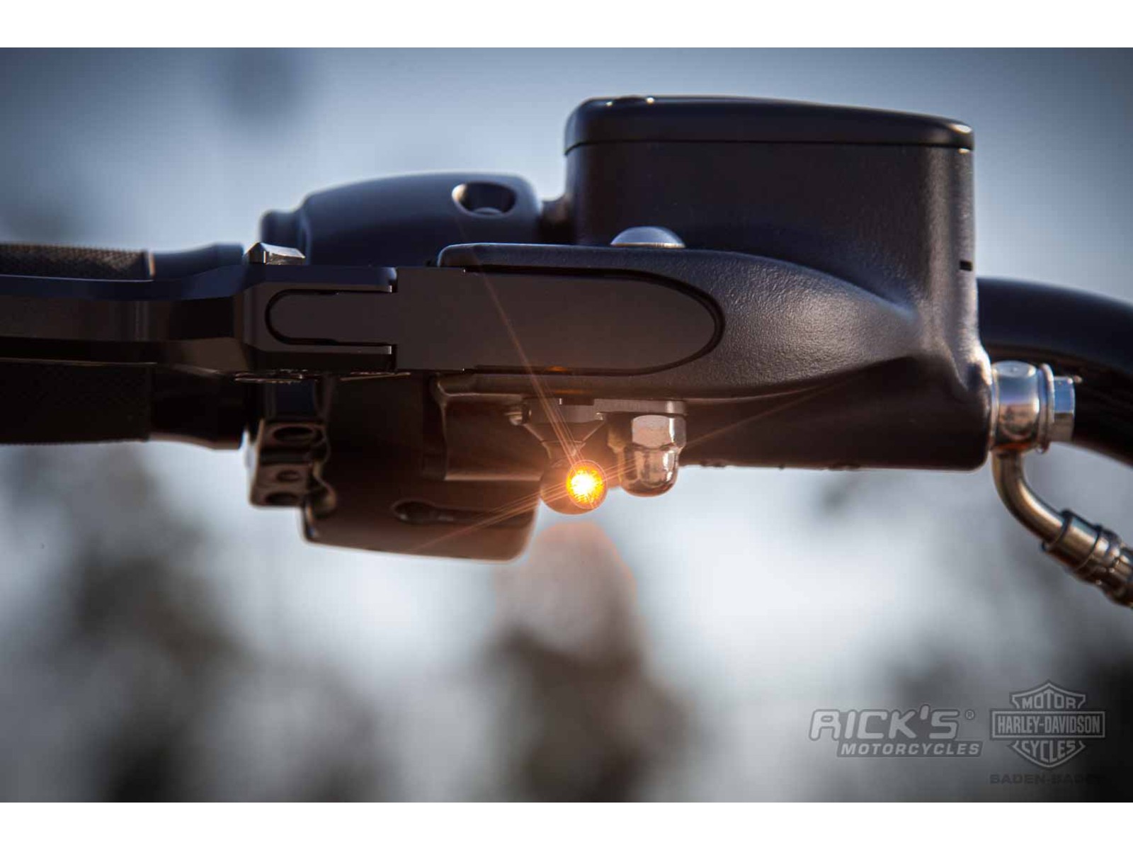 Kellermann ATTO Indicator for Harley dark glases 1x matt