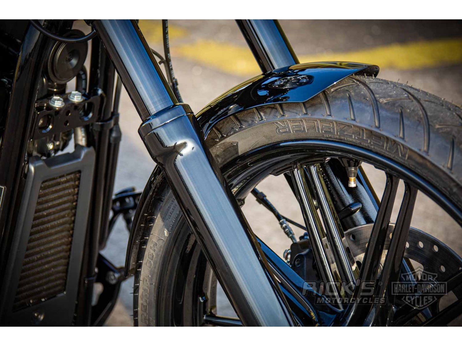 Rick's Motorcycles front fender Softail Breakout, 21", steel