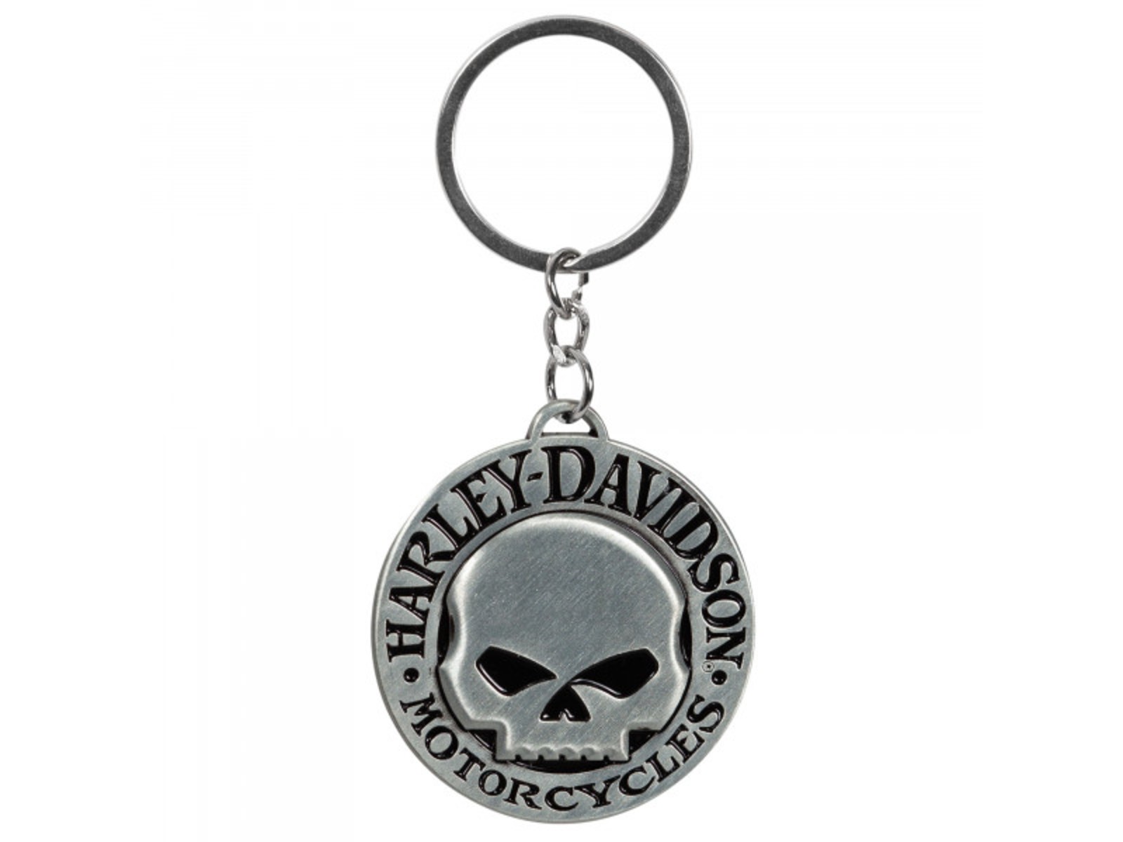 Harley-Davidson key fob "H-D Domed Skull Metal" PC4535