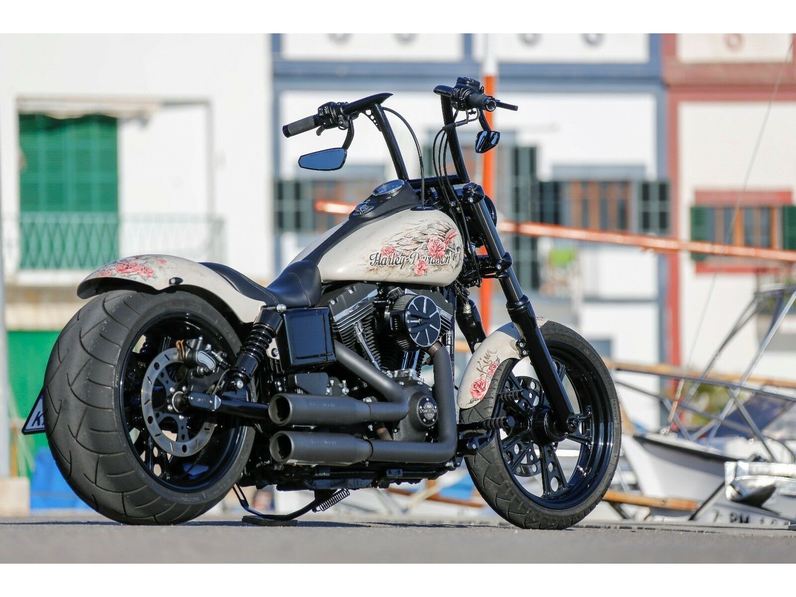 Rick's Motorcycles Rear Fender Dyna up to MY 2017, steel