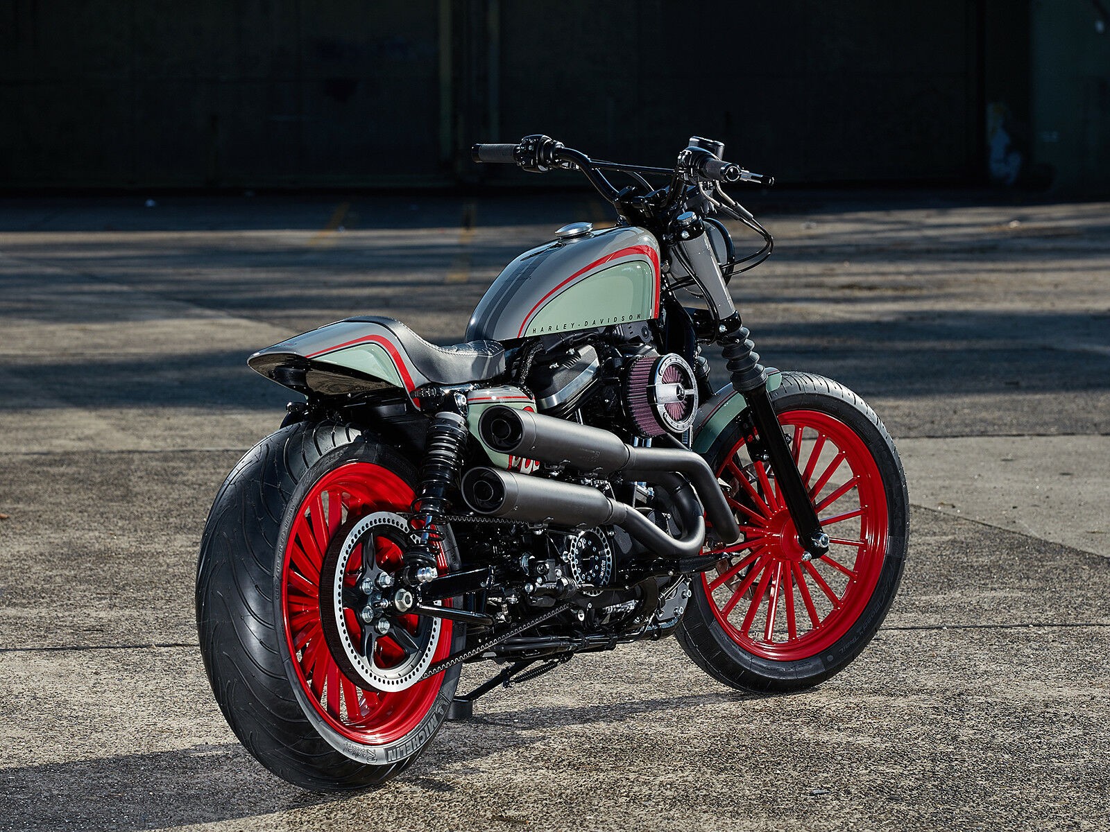 Rick's Motorcycles rear fender Sportster, Raceline, GRP