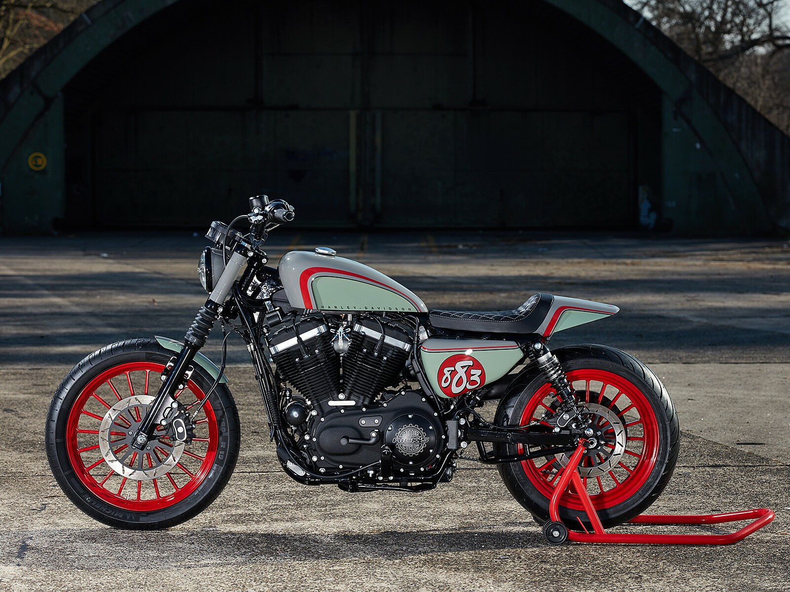 Rick's Motorcycles rear fender Sportster, Raceline, GRP