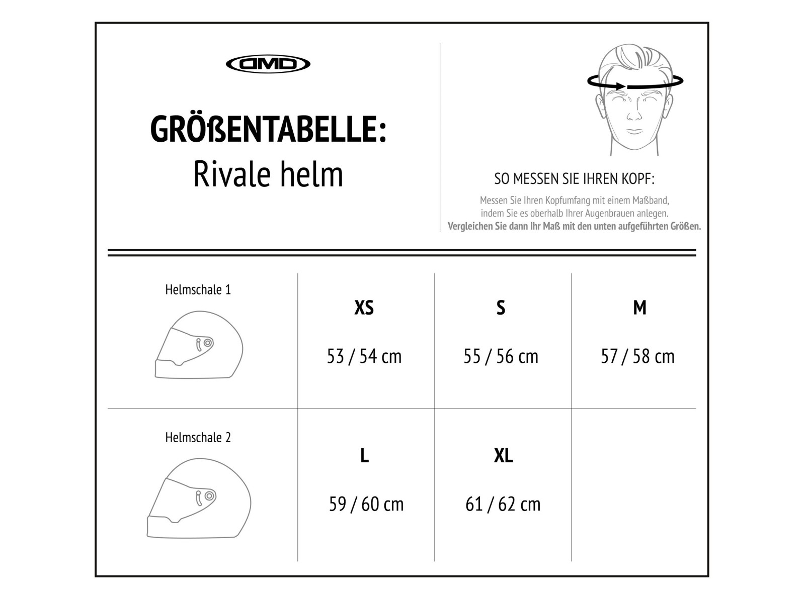 DMD Helmet "Fullface Rivale" 1FFS2100MB02 Matt Black