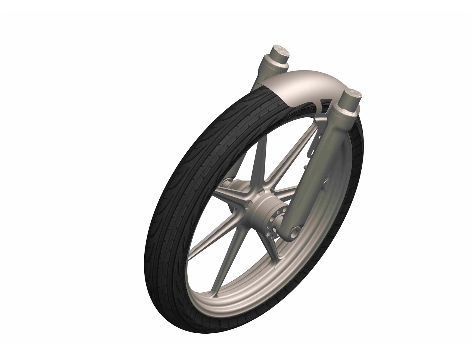 Rick's Motorcycles front fender Softail Breakout, 23", steel