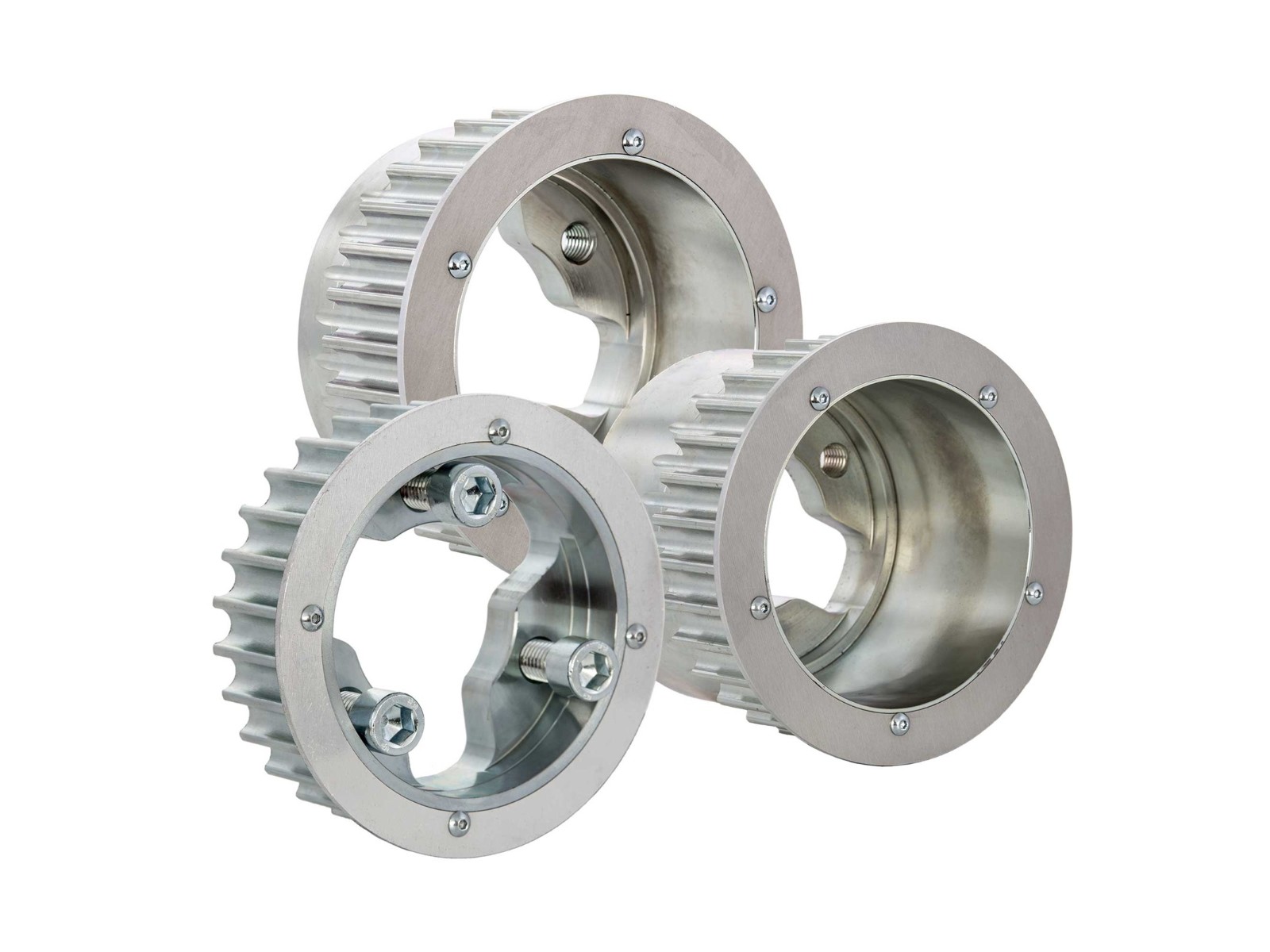 Rick's Motorcycles V-Rod offset pulleys, MY 2002-2017