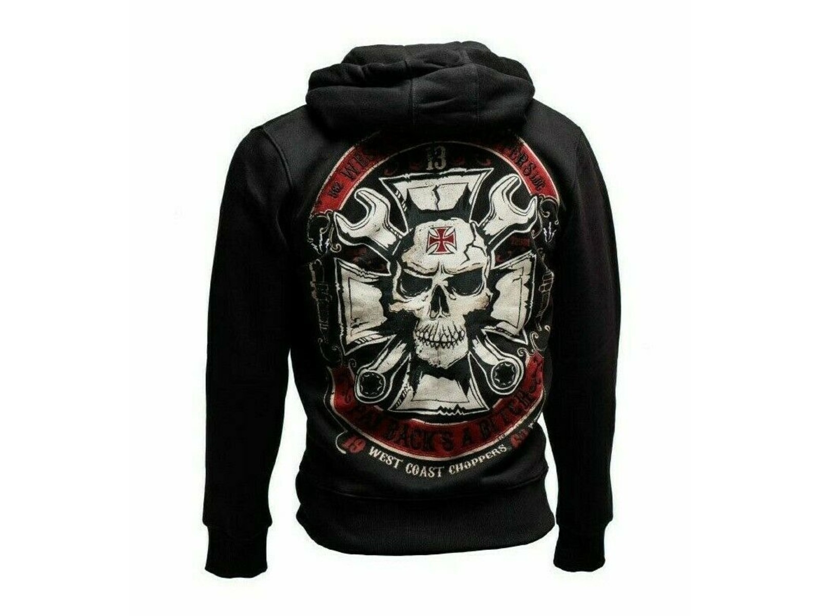West Coast Choppers "Mechanic Zip Hoodie" WCCHD157ZW Hoodie
