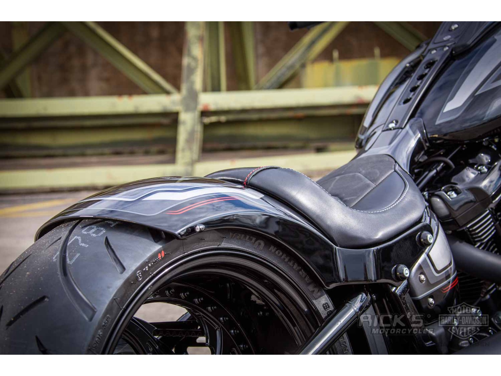 Rear Fender Softail M8 2018 up, Fat Boy, Breakout. FXDR, Steel