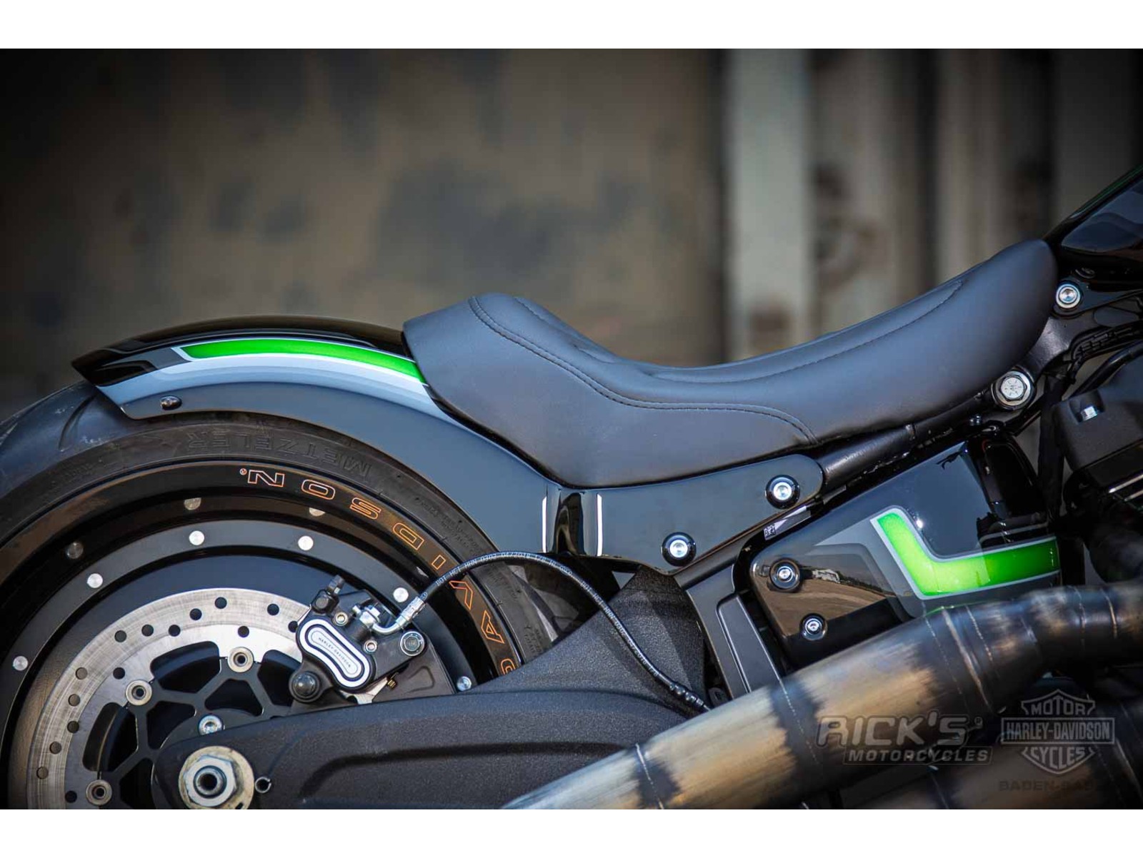 Rear Fender Softail M8 2018 up, Fat Boy, Breakout. FXDR, Steel