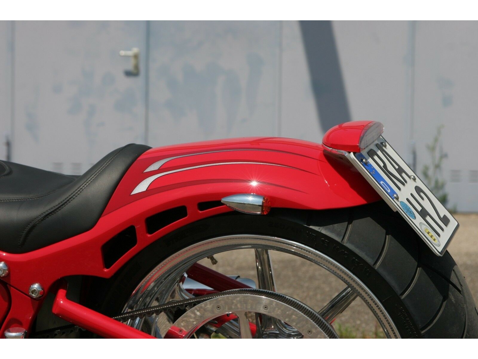 Rear Fender Softail EVO / Twin Cam, Steel