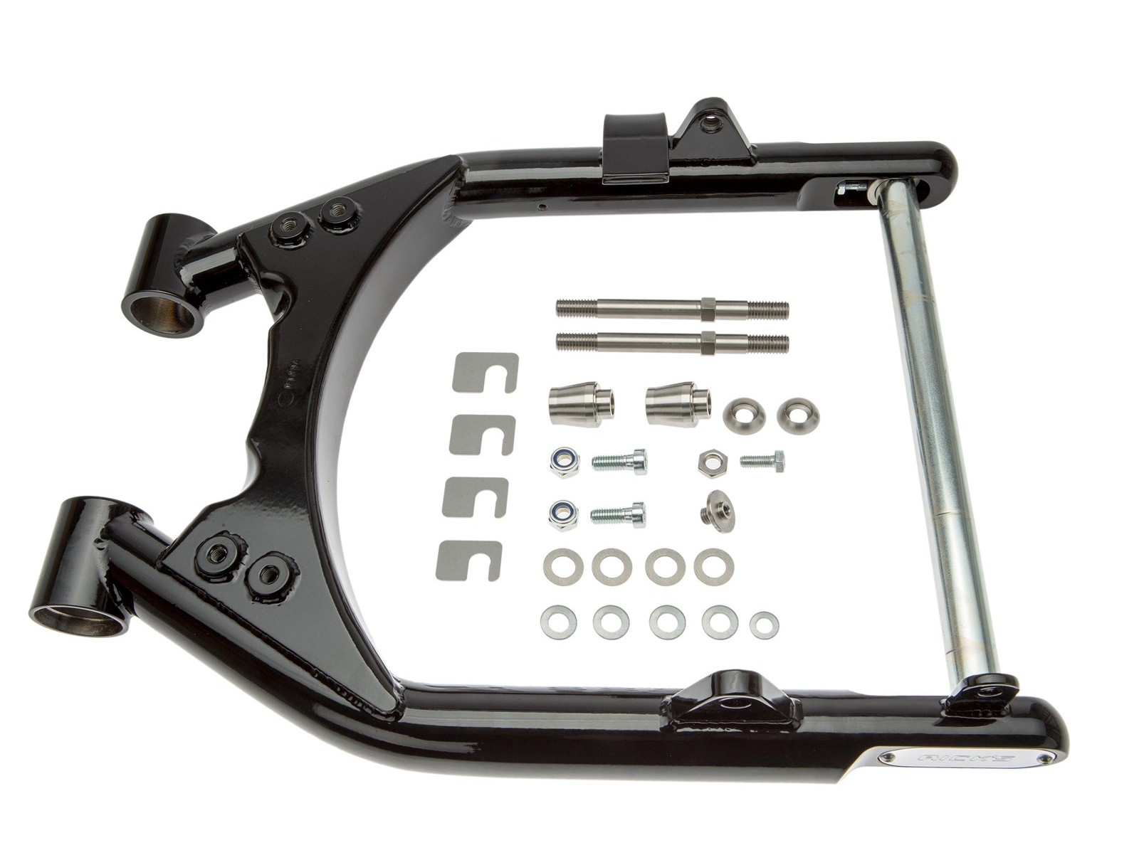 Schwinge und Versatzkit, Dyna 2006 - 2017, bis 260er Reifen