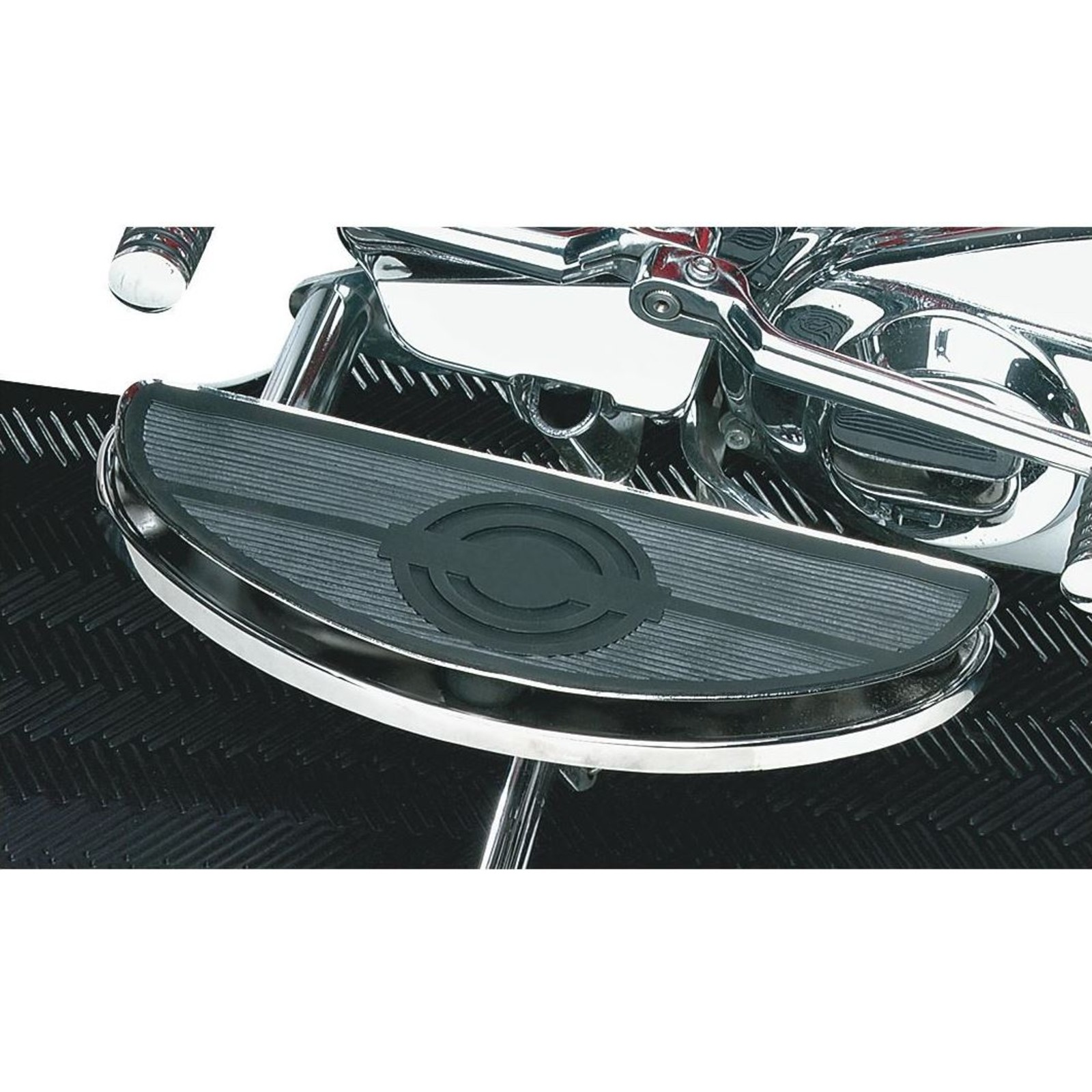 Vintage-style chrome floorboards