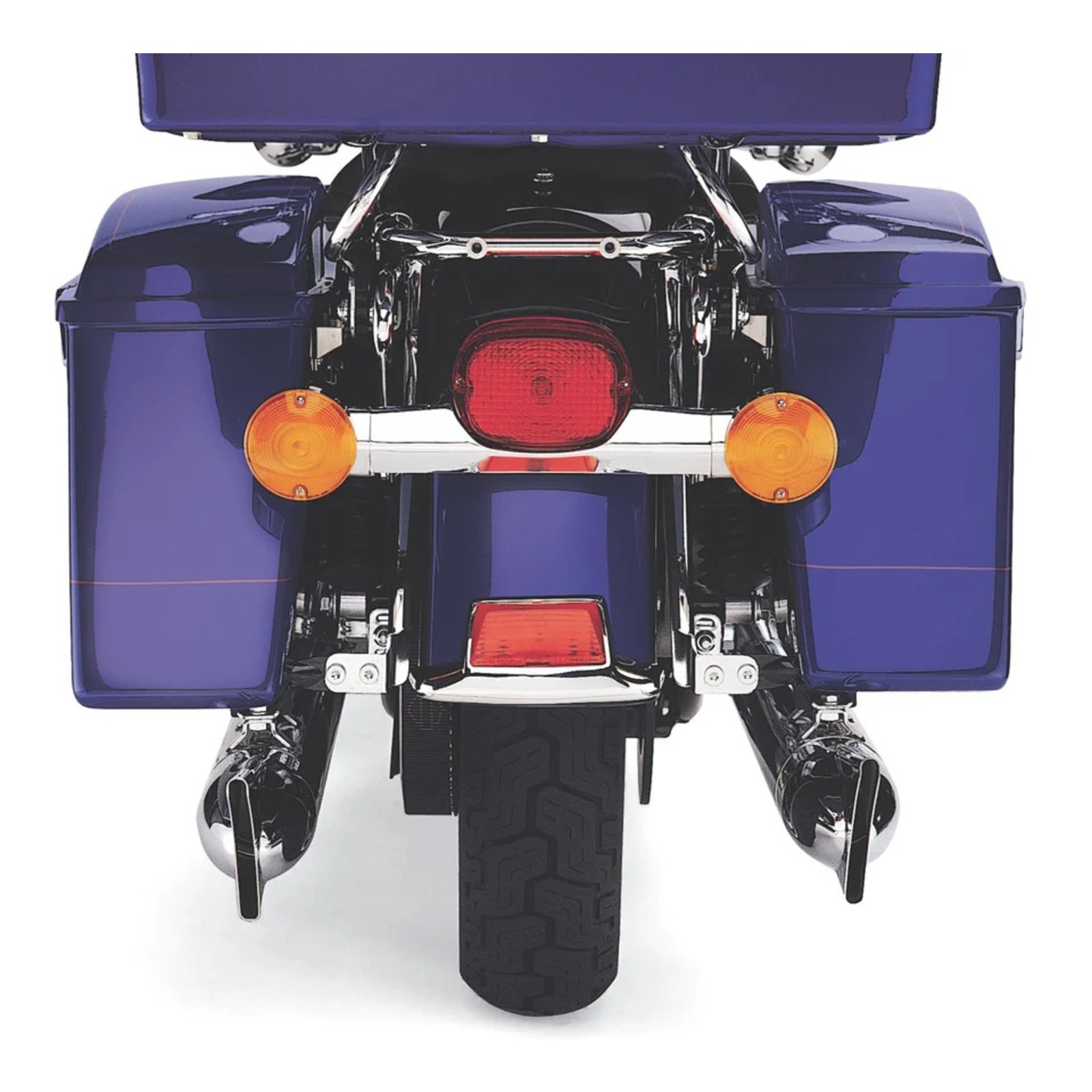 Barra corta de intermitentes cromada 68611-98