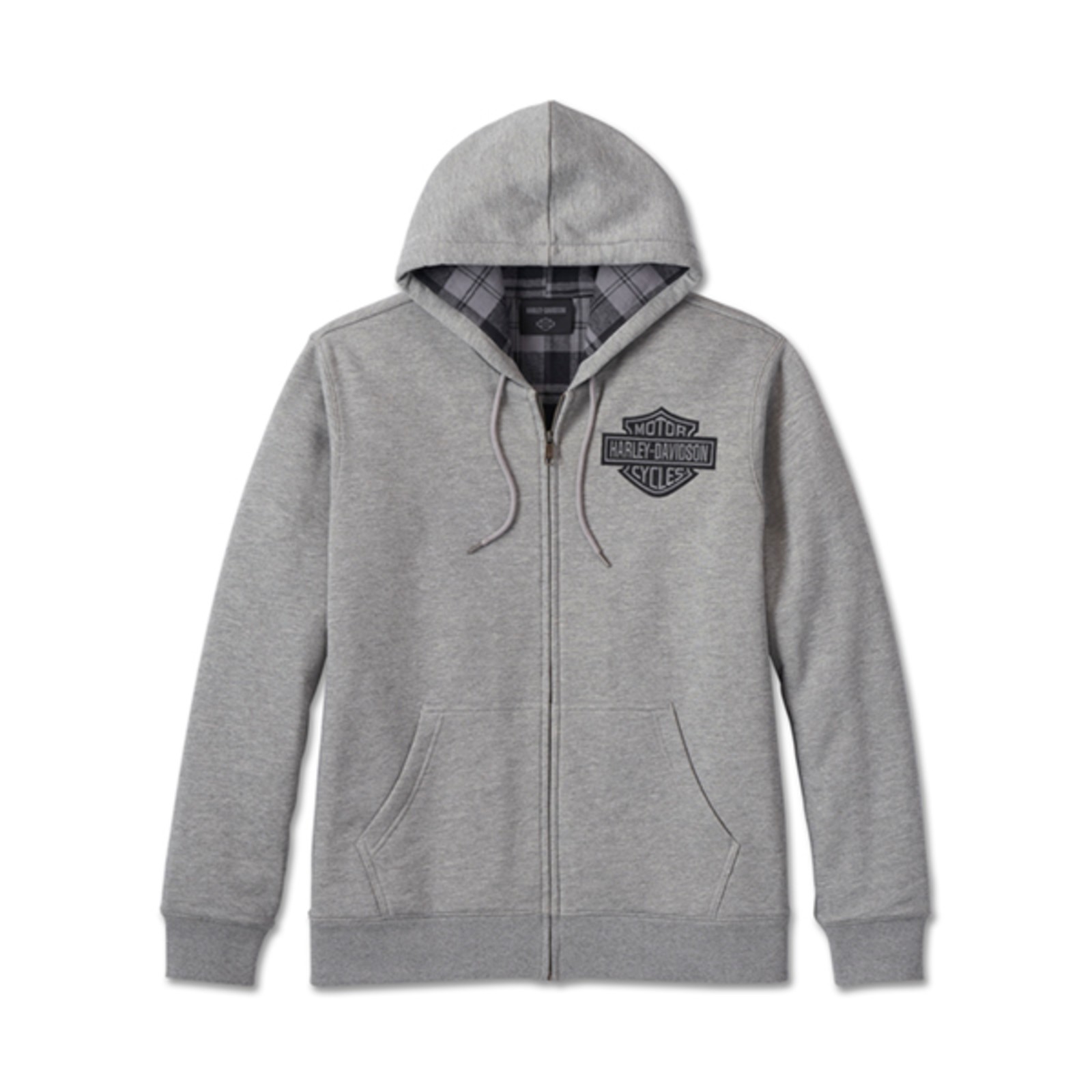 Harley-Davidson Men "Bar & Shield Lined" 97175-24VM Hoodie
