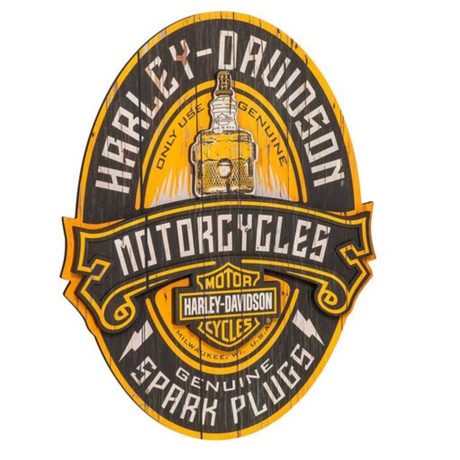 Harley-Davidson Schild "H-D Spark Plug Pub Sign" HDL-15325