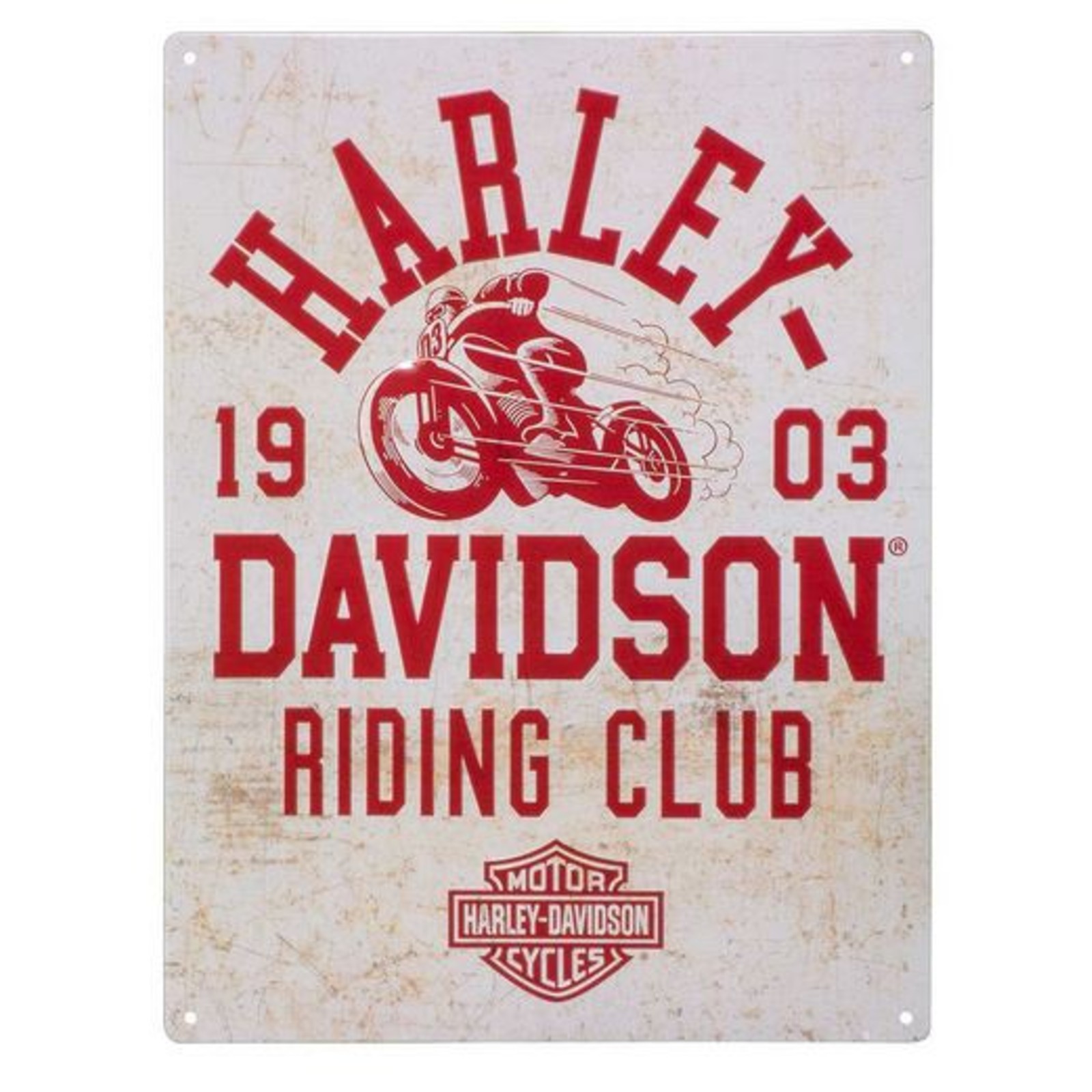 Harley-Davidson Blechschild "H-D Riding Club" HDL-15545