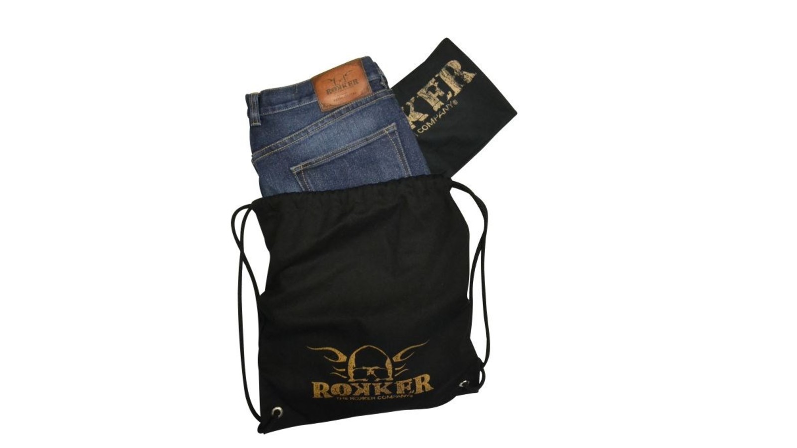 THE ROKKER COMPANY Herren Bikerjeans Rokkertech Straight
