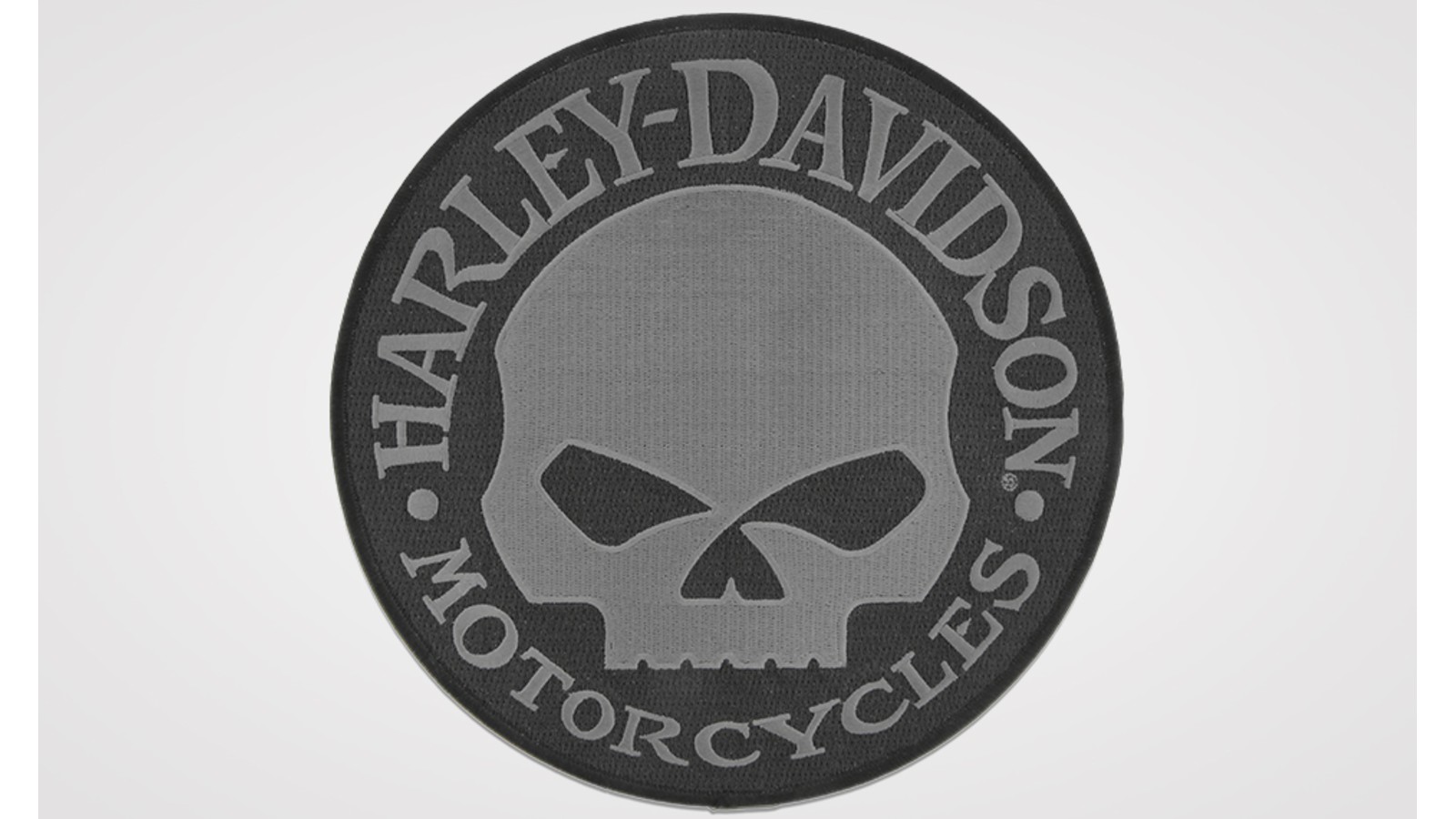 Harley-Davidson Aufnäher/Emblem "Willie G Skull Gray" 801158