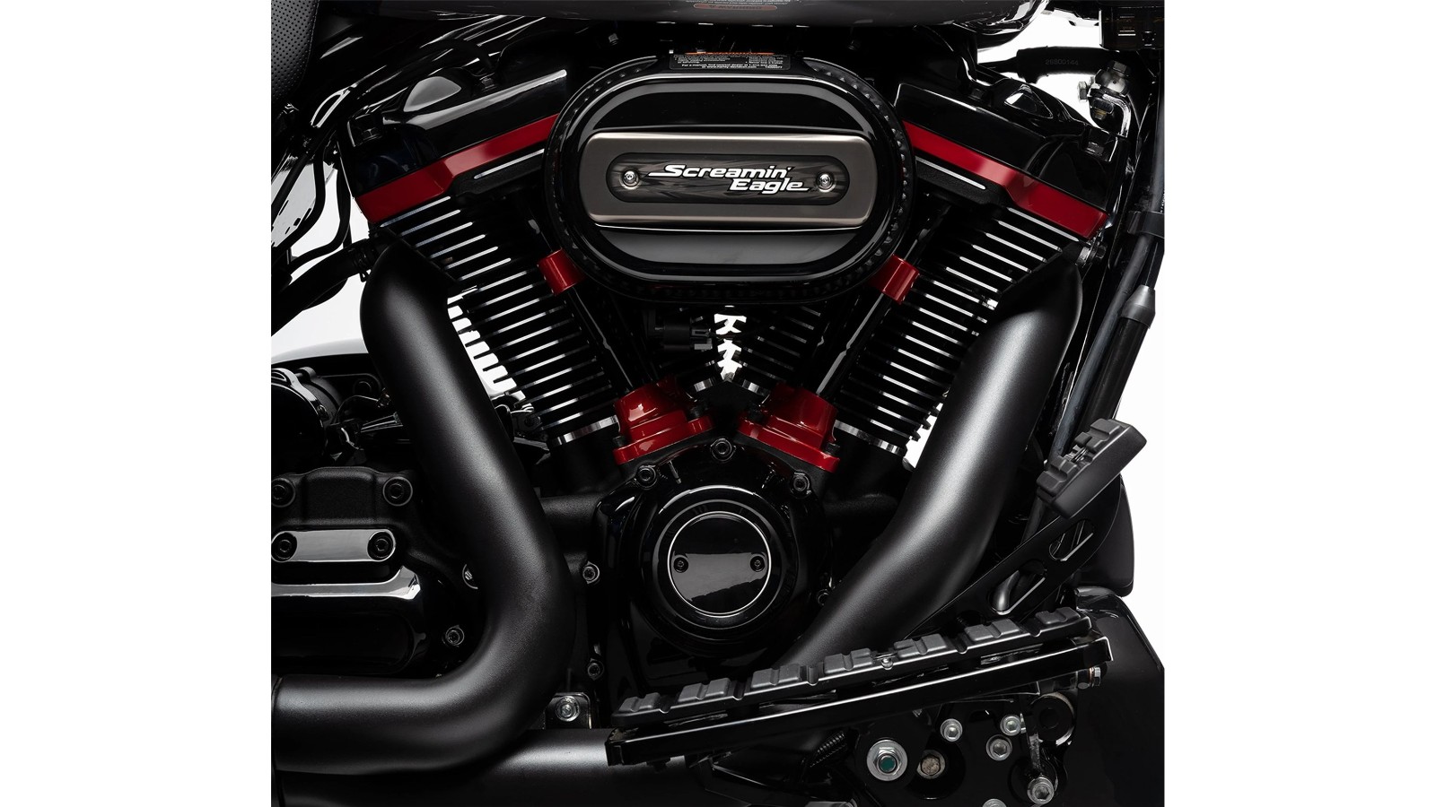 Harley-Davidson Milwaukee-Eight Motor Akzentkit - Rot