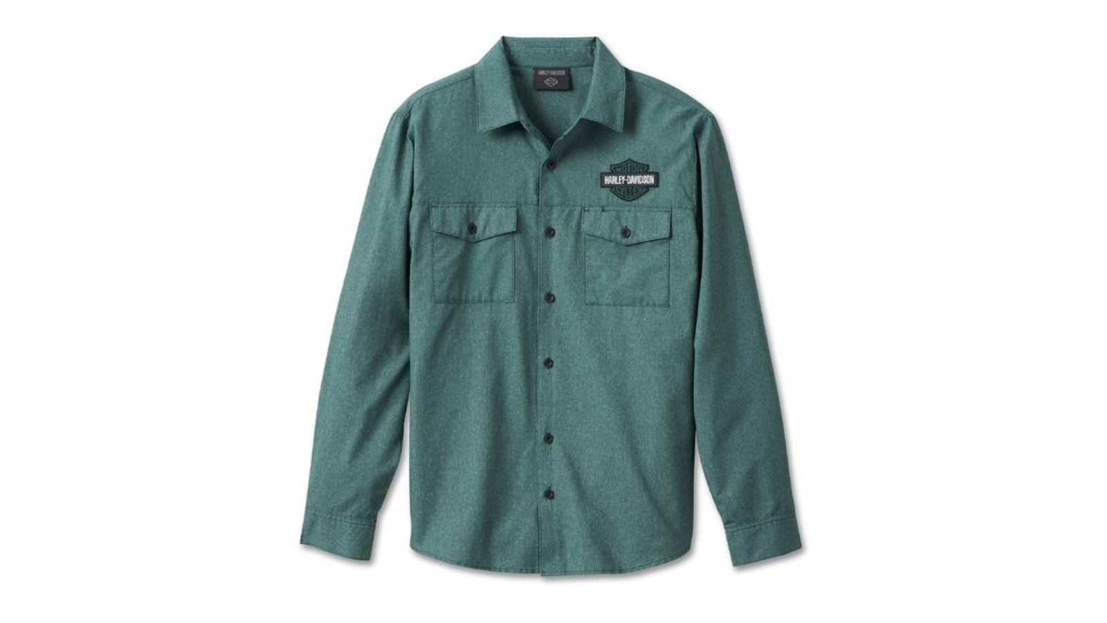 Harley-Davidson Herren Langarm Hemd "Classic Bar&Shield " 96