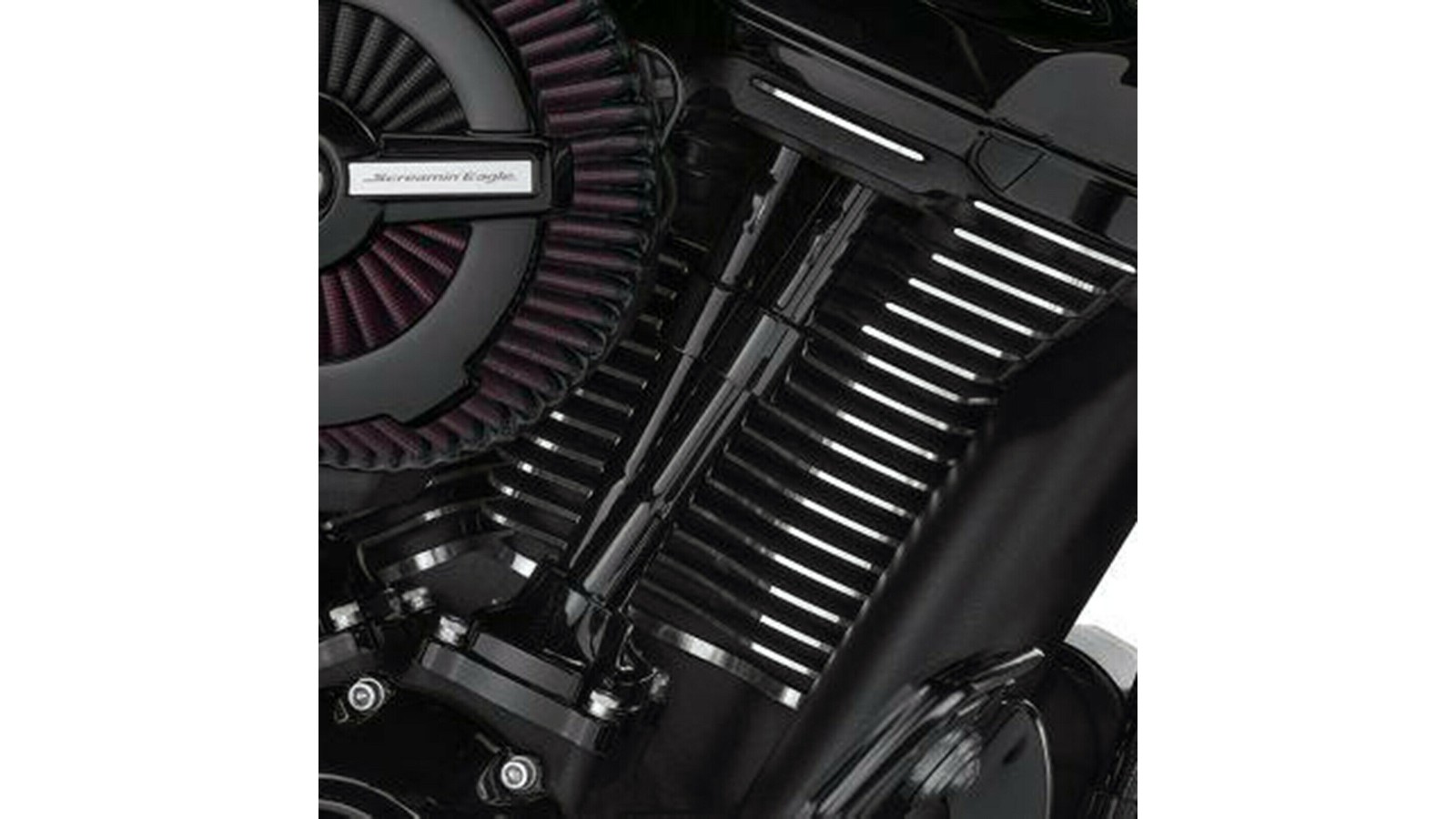 Harley-Davidson Stößelstangen Abdeckungs Kit 17900081 Schwar