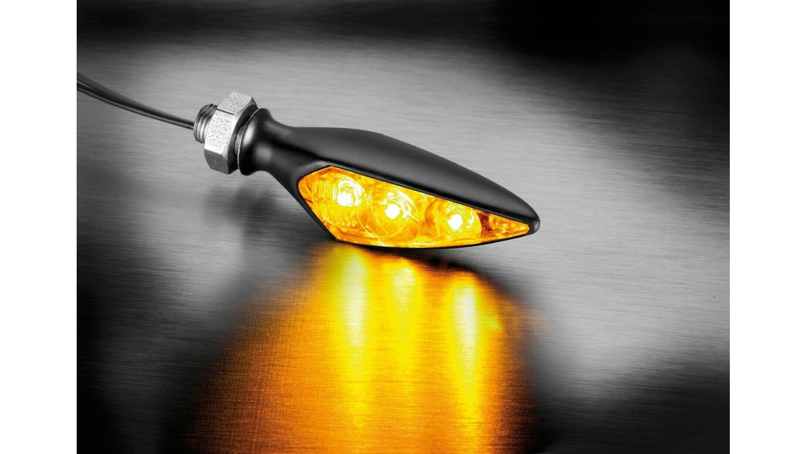 Kellermann Rick´s Harley Blinker RHOMBUS-S schwarz / klar VL