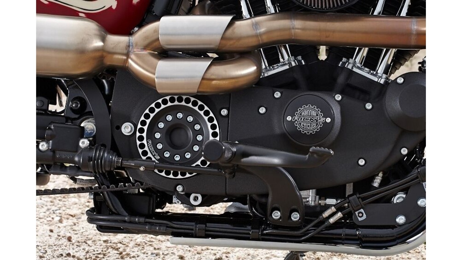 Rick´s Motorcycles Pulley Blende für Sportster Sprocket