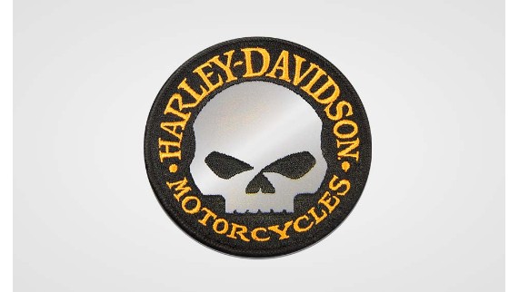 Harley-Davidson Aufnäher/Emblem "Willie G Skull Reflective"