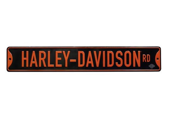 Harley-Davidson tin sign "H-D Road Metal Street Sign" HDL-15