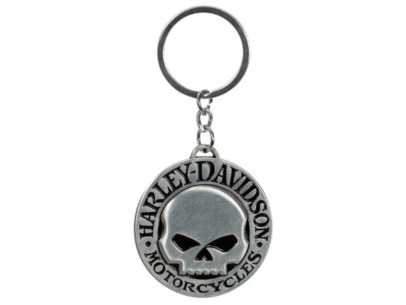 Harley-Davidson key fob "H-D Domed Skull Metal" PC4535