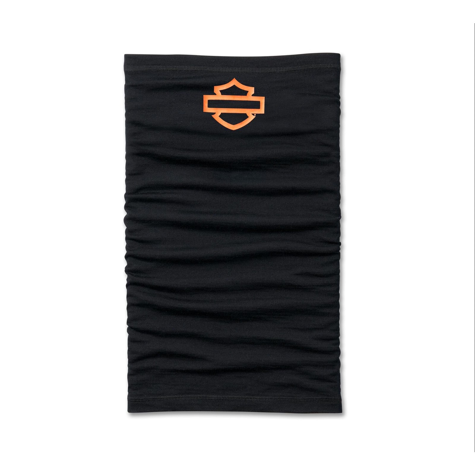 Bar & Shield Merino Neck Gaiter - Harley Black